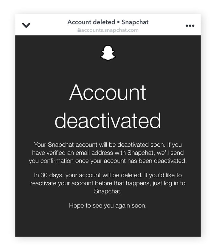 How to Delete or Deactivate Your Snapchat Account