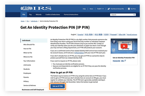IRS Identity Protection PIN: What Is It & How to Get It?