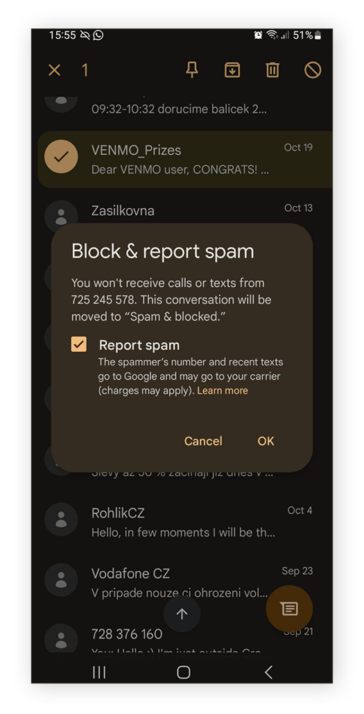 How to Block Spam Text Messages on Android & iPhone