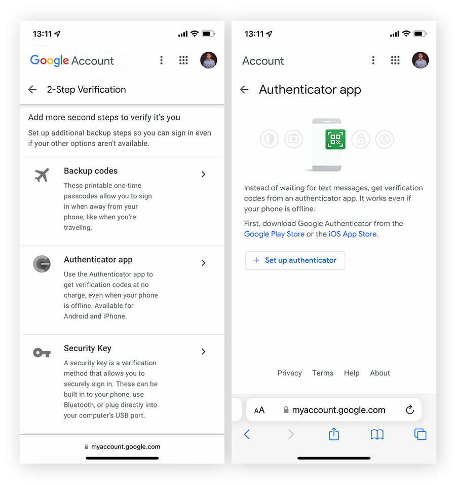 ¿Y si pierdo un teléfono con Google Authenticator?